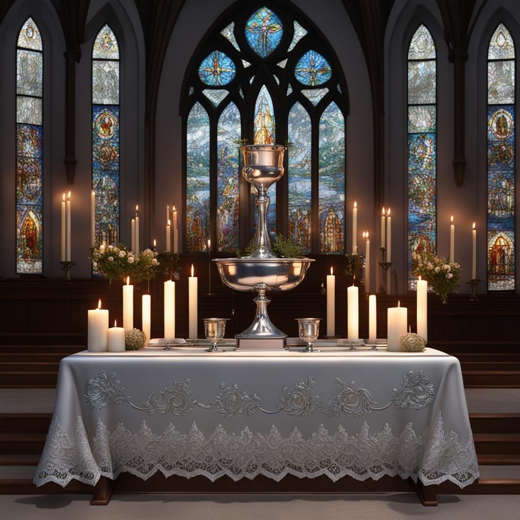 Church Altar - AI Generated Artwork - NightCafe Creator
