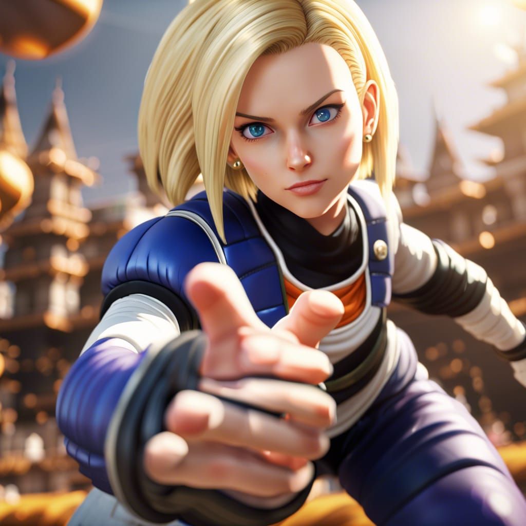 Android 18 - AI Generated Artwork - NightCafe Creator