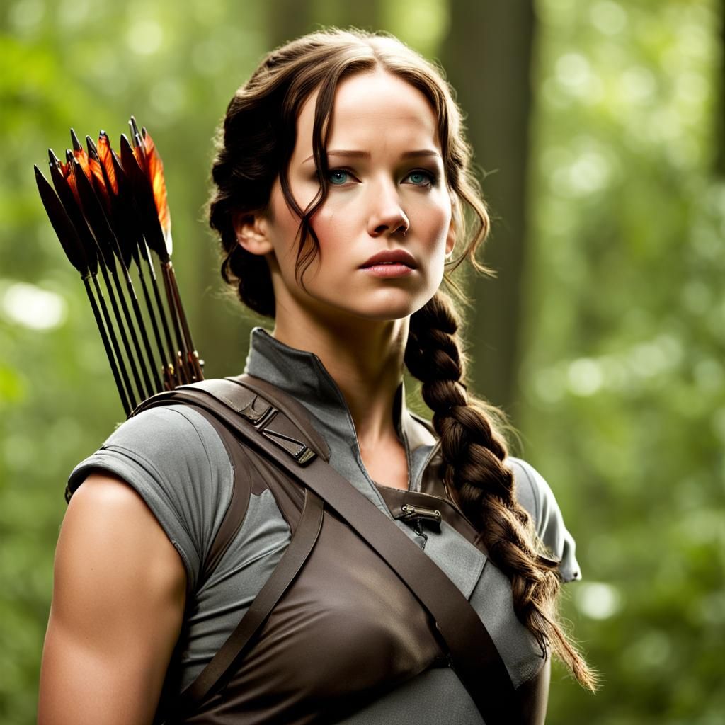 (Hunger Games) Katniss Everdeen - AI Generated Artwork - NightCafe Creator