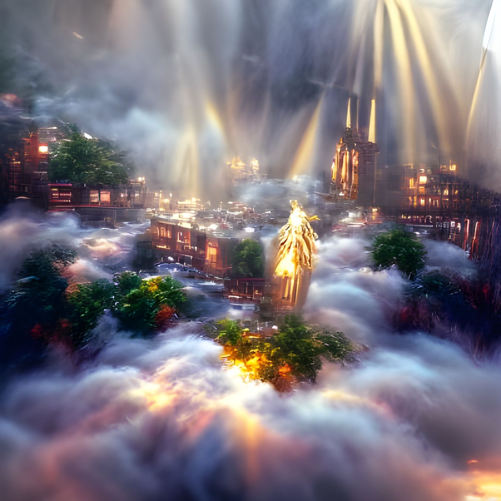 Epic New York, Epic Lighting, God Rays, Great Illumination, Octane ...