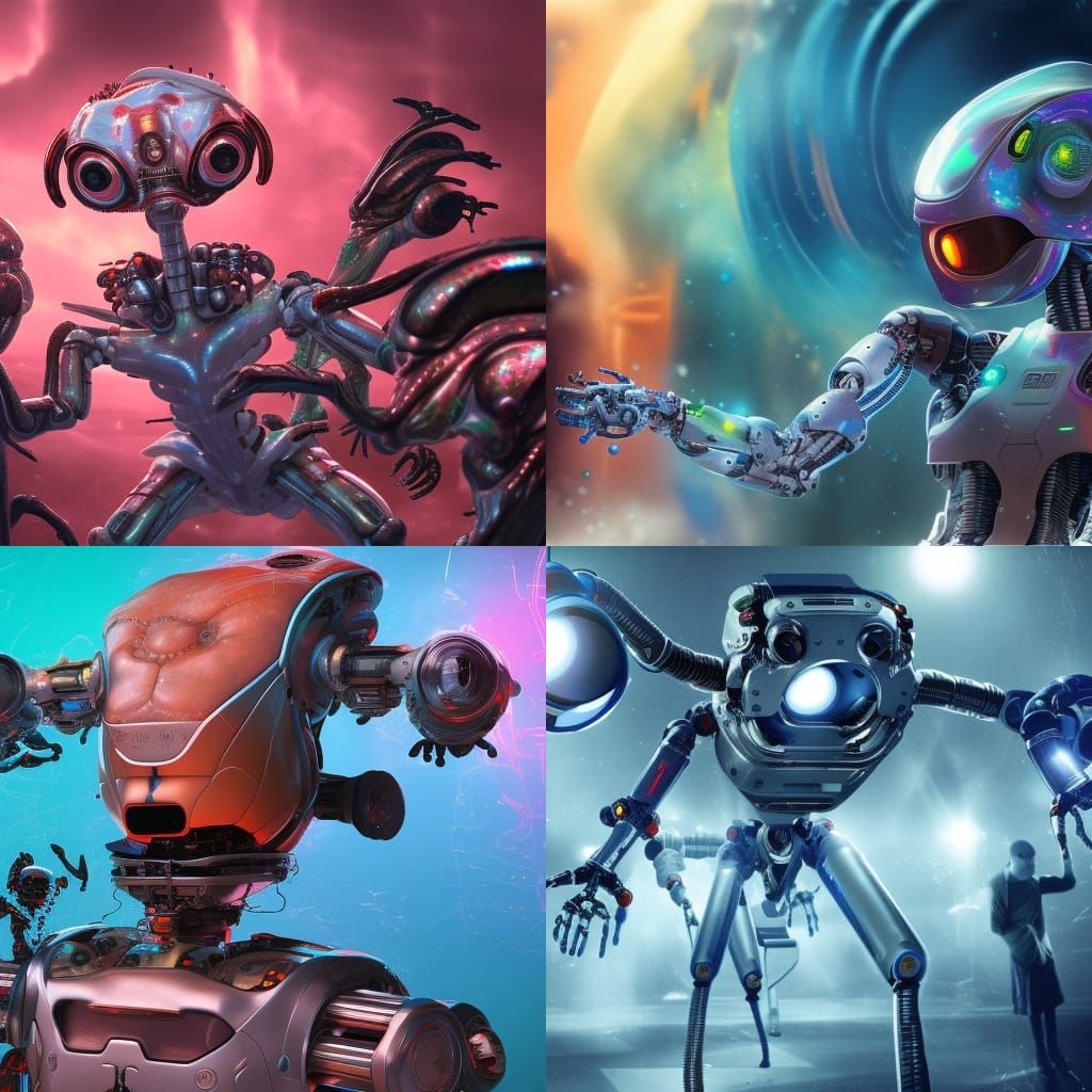 there are 7 blind scientists investigate an alien robot, each scientist ...