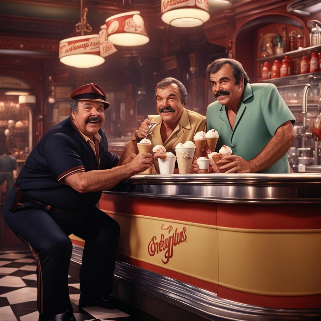 Ice cream floats for everyone! - AI Generated Artwork - NightCafe Creator