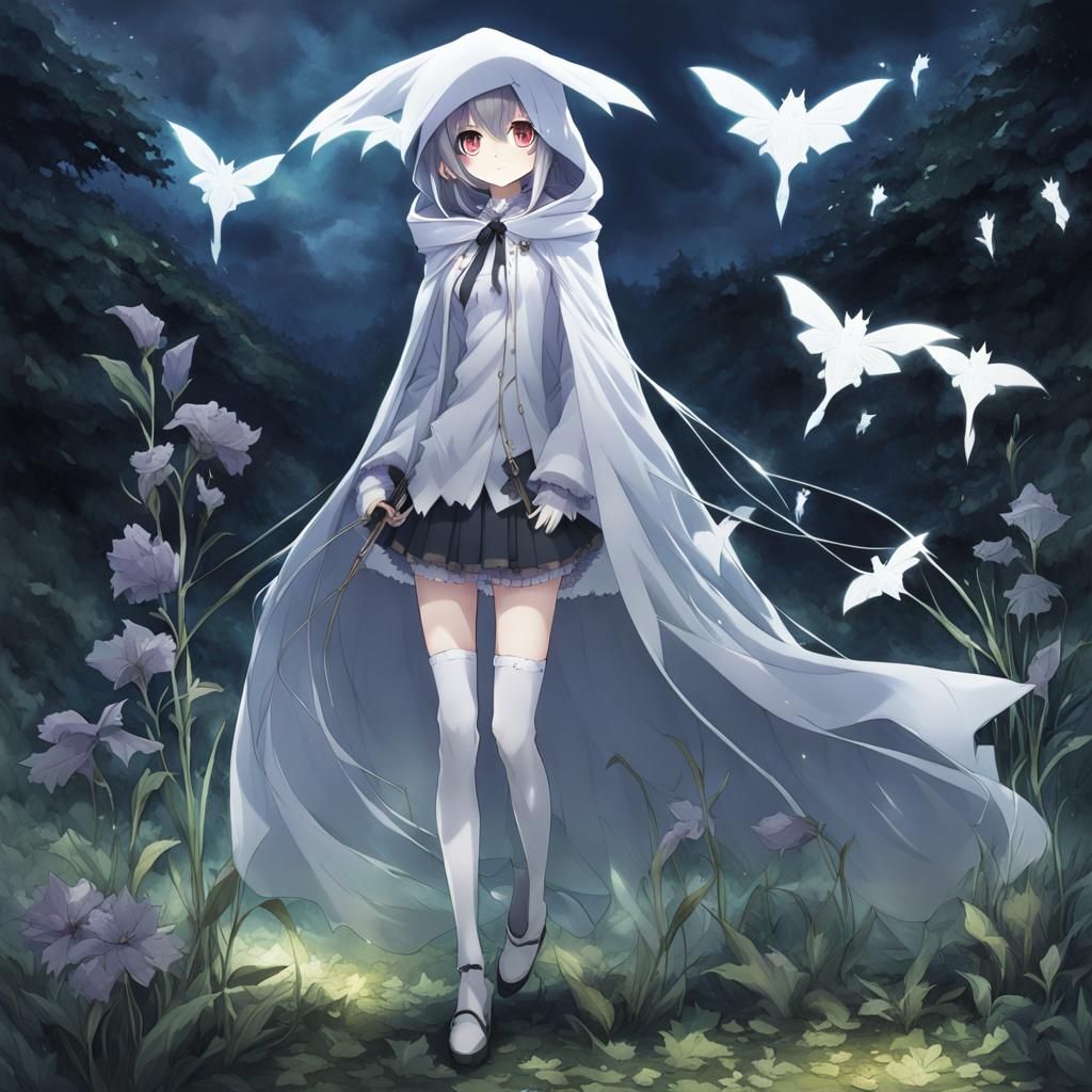 Ghost girl - AI Generated Artwork - NightCafe Creator