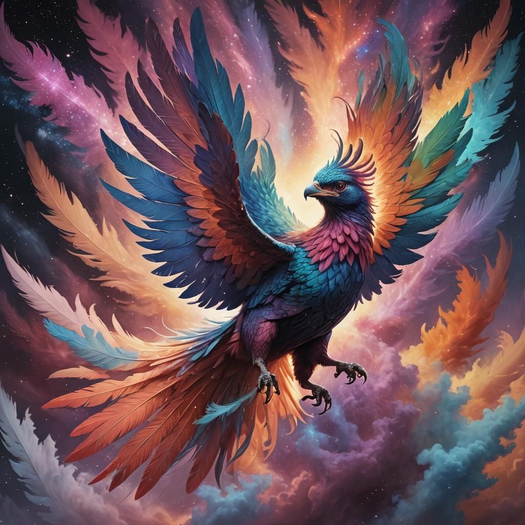 Magical Fae Bird - AI Generated Artwork - NightCafe Creator