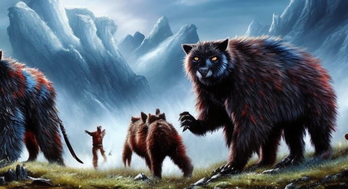"Humanoid Cat Warriors and Humanoid Bear Warriors and Gypsy Warriors ...
