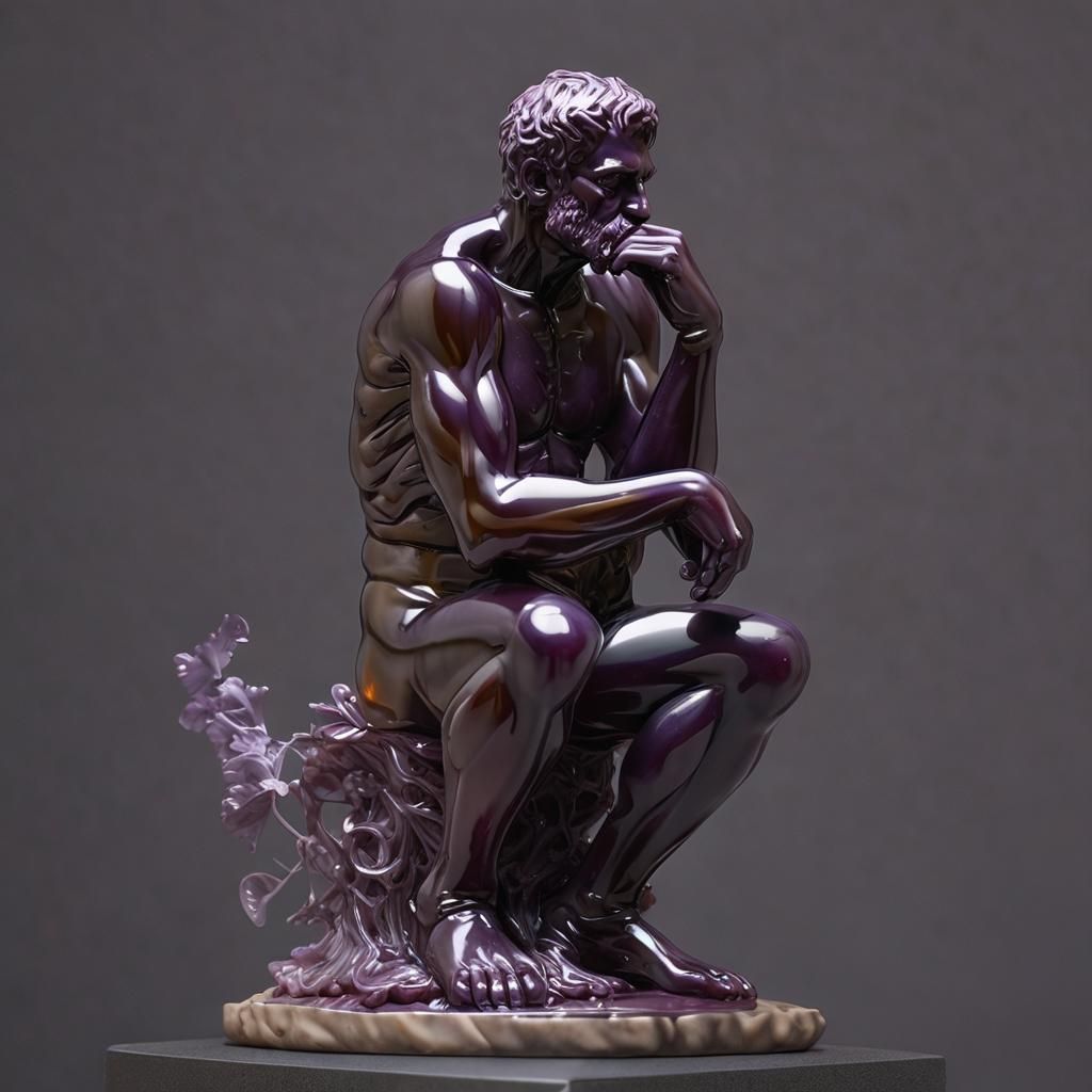 The Jelly Thinker - AI Generated Artwork - NightCafe Creator