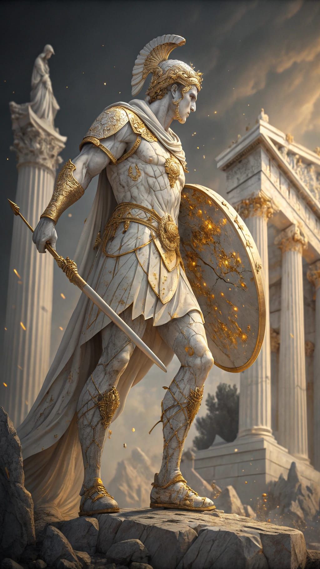 "Veni, Vidi, Vici" - Ancient Roman Warrior in Epic Digital A...