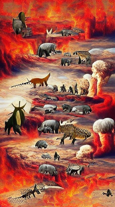 The 6th mass extinction 5 - AI Generated Artwork - NightCafe Creator