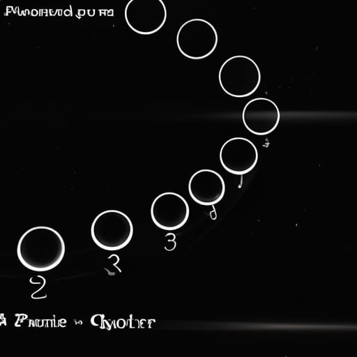 Quantum anchor in nine crescents orbiting Pluto 2015 - AI Generated Artwork - NightCafe Creator