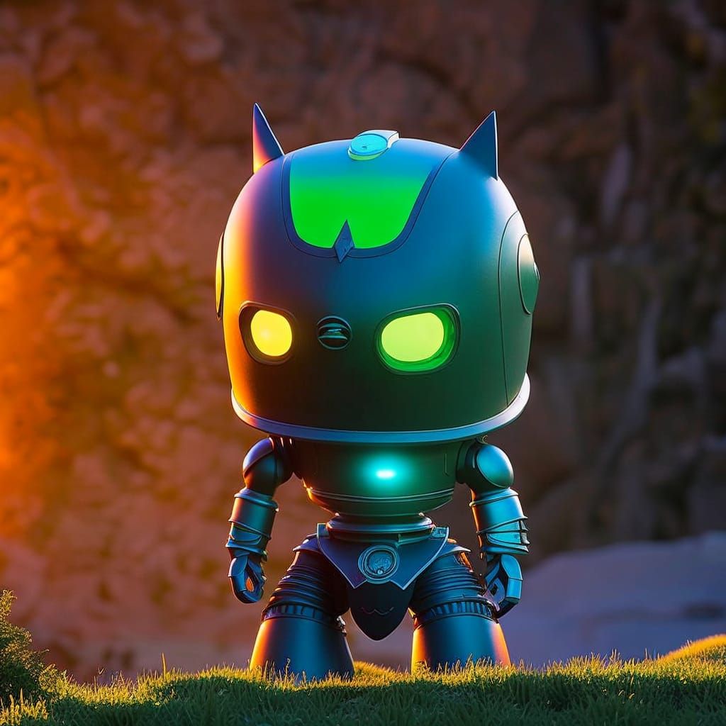 Aibot Guard (Dark Knight species) - Aibot NFT Collection - AI Generated ...