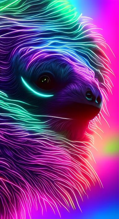 The Breezy Sloth - AI Generated Artwork - NightCafe Creator