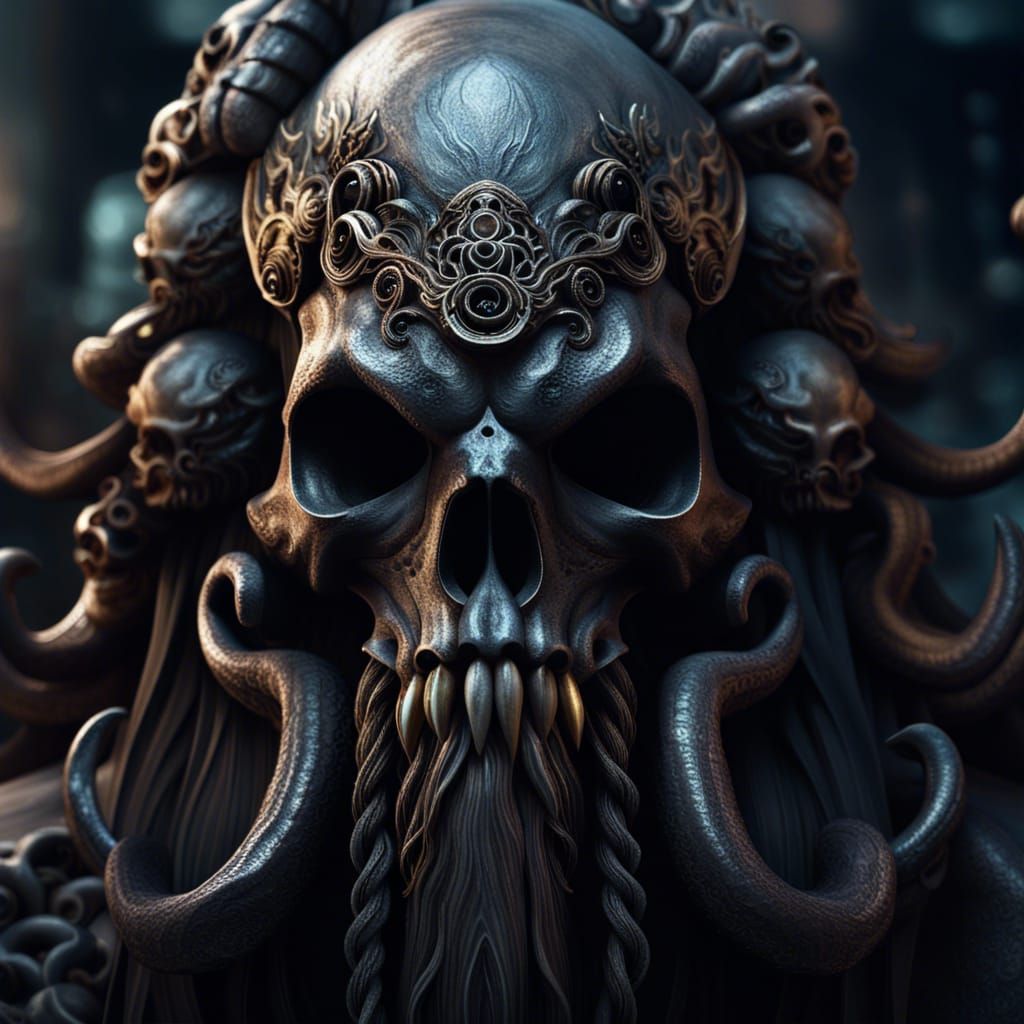 Skull - AI Generated Artwork - NightCafe Creator