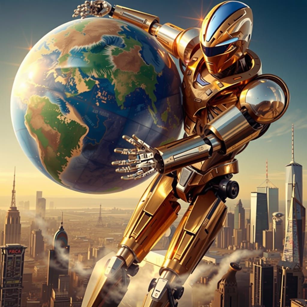 Cyberpunk Guardian of the Earth - Cyberpunk Guardian of the ...