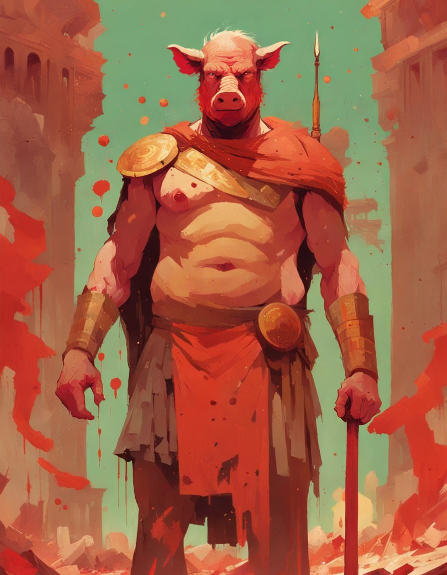 Roman pigman (2 of 2) - AI Generated Artwork - NightCafe Creator