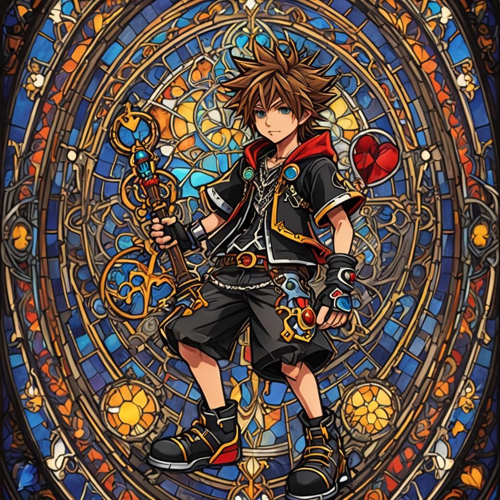 Sora, The Keeper of the Keyblade - AI Generated Artwork - NightCafe Creator