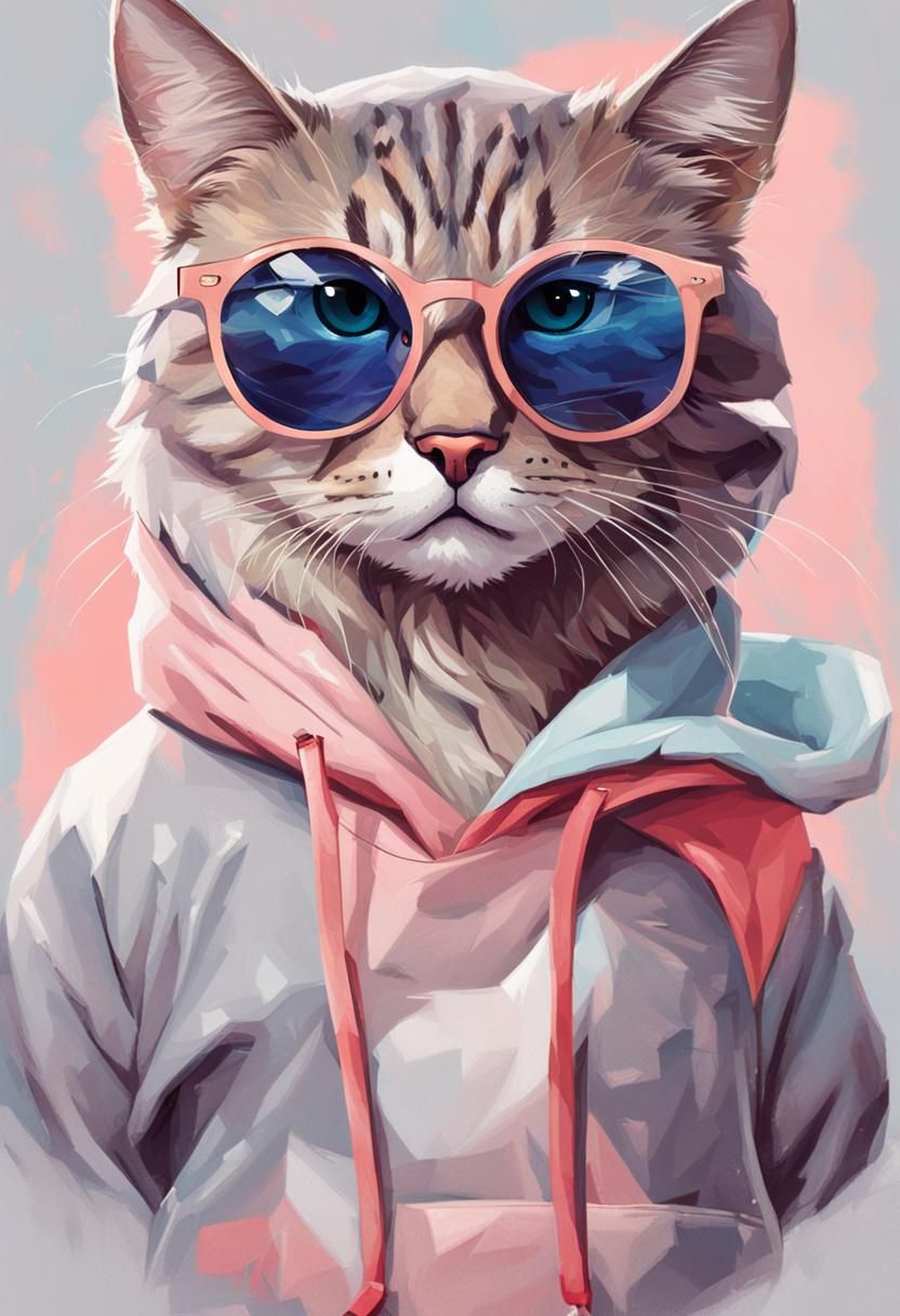 Cool Cat - AI Generated Artwork - NightCafe Creator