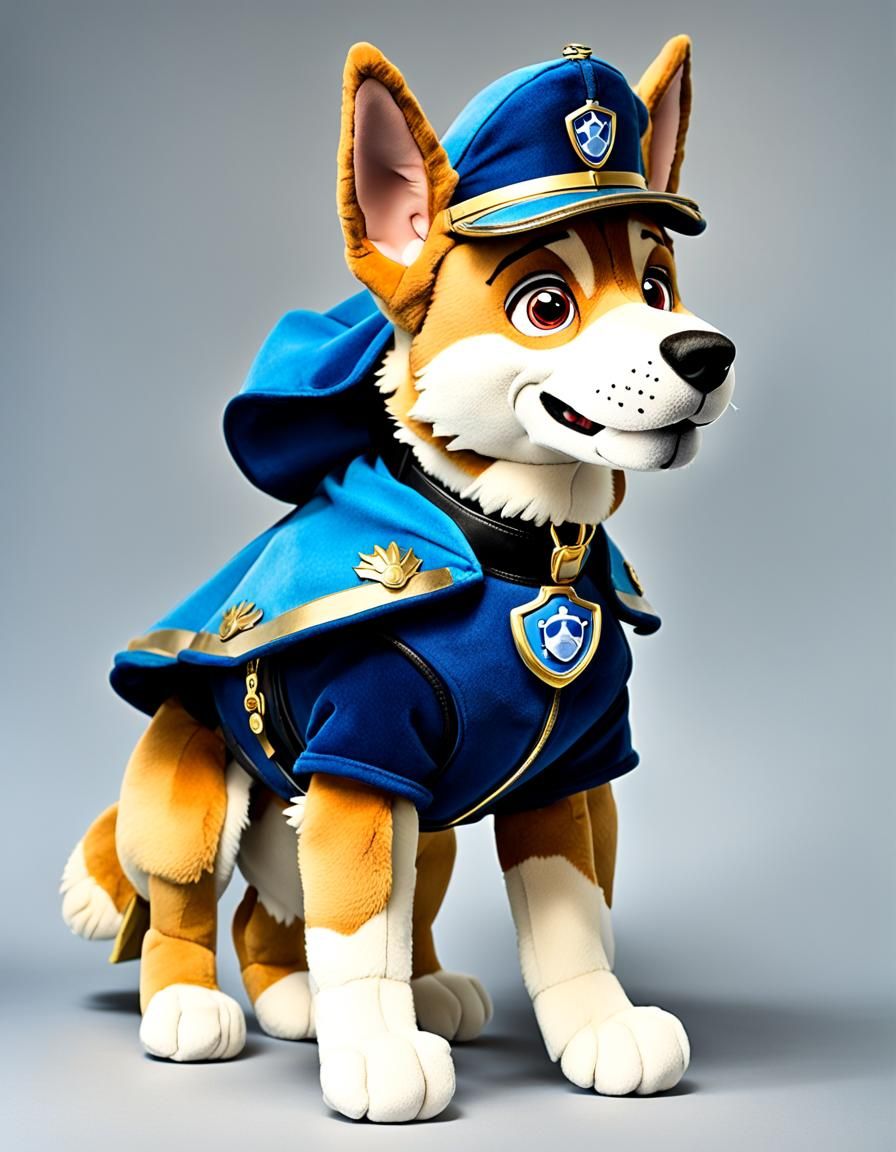 Chase, the German Sheppard Police Dog From TV Series Paw Patrol 🐾 - AI ...