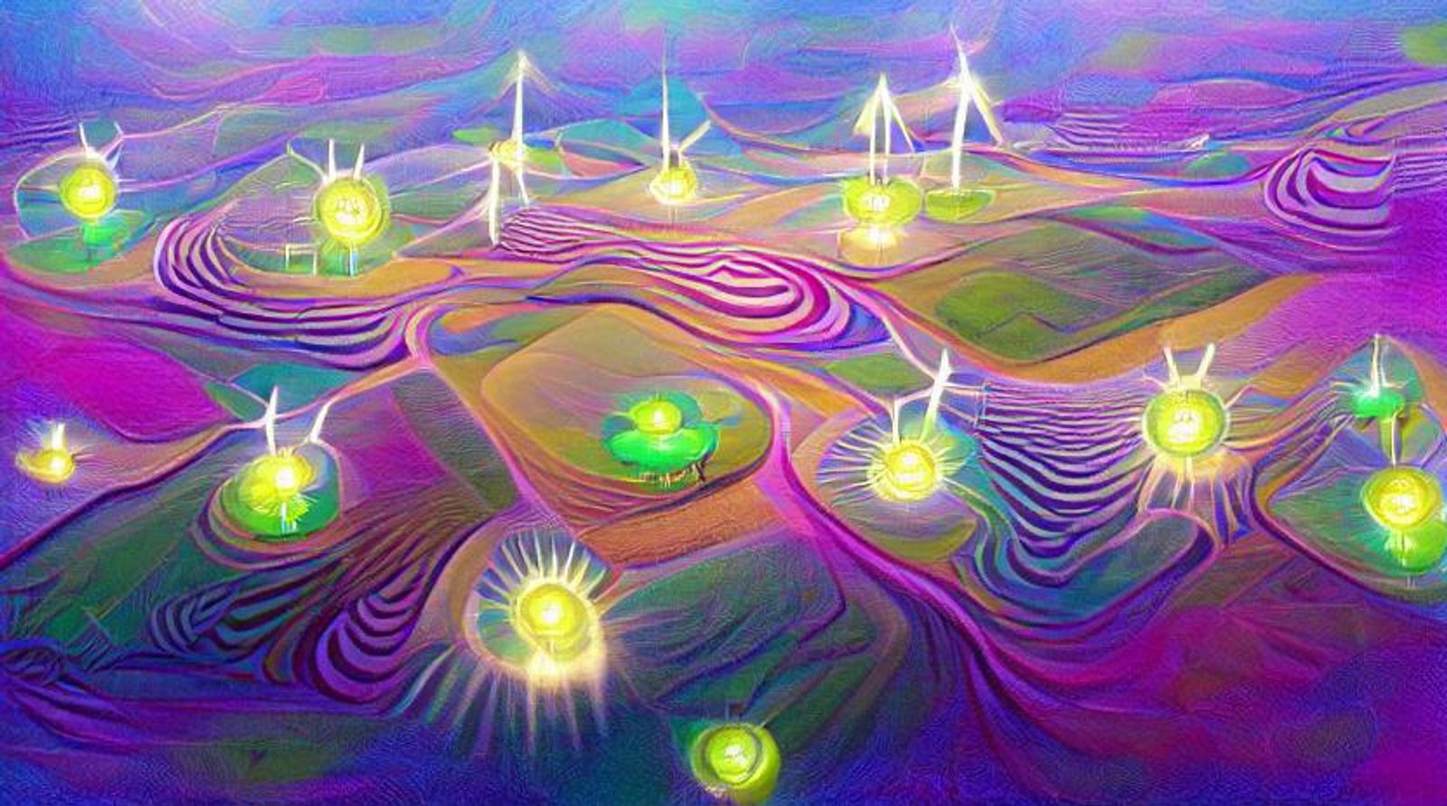 Luminous Energy Field - AI Generated Artwork - NightCafe Creator