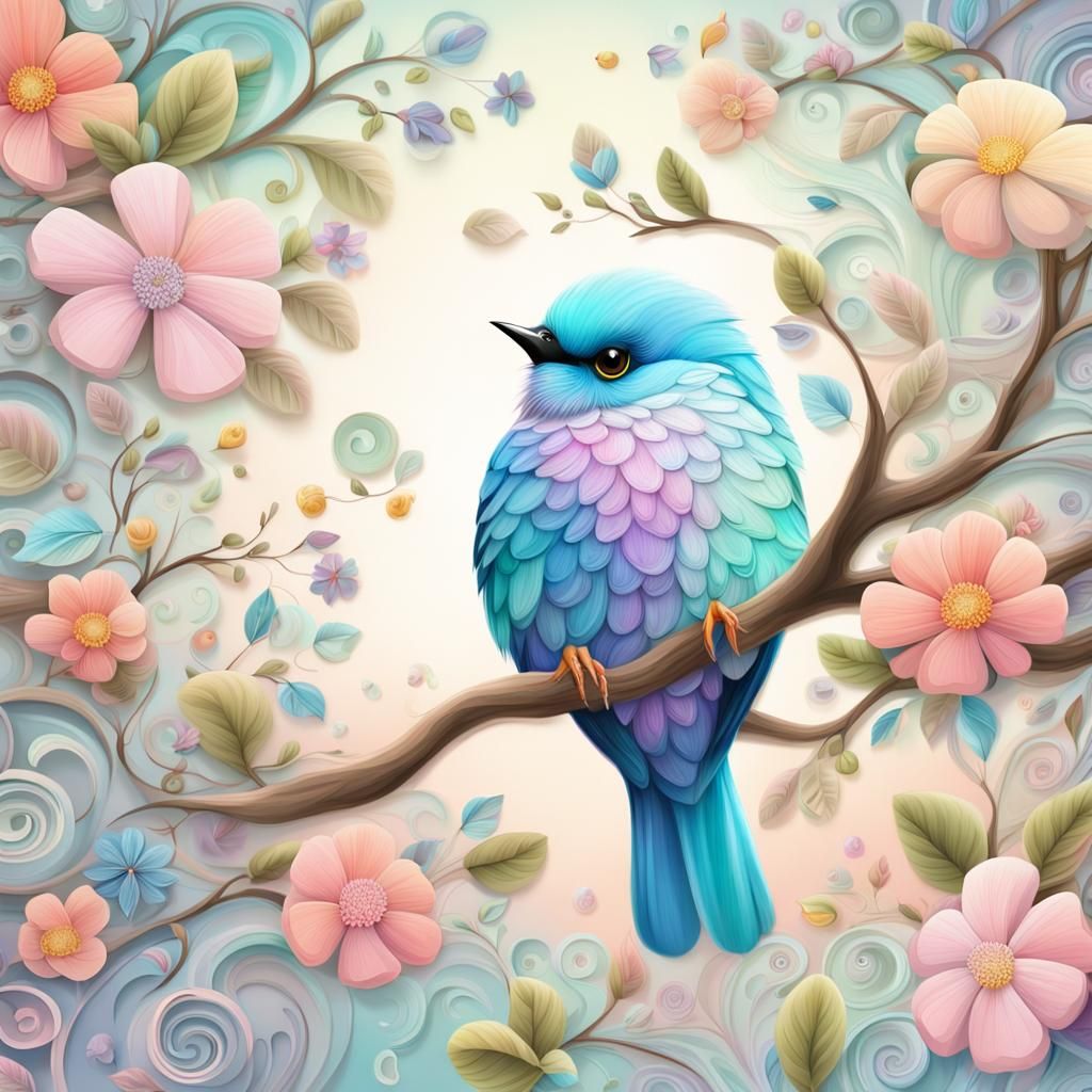 Bonnie Bird - AI Generated Artwork - NightCafe Creator
