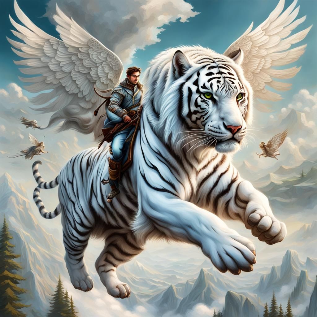 Flying Tiger 5 - AI Generated Artwork - NightCafe Creator