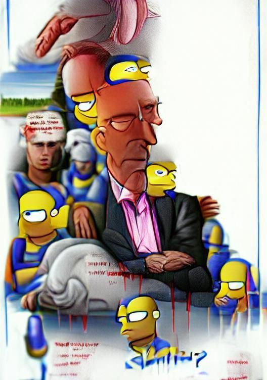 Simpsons pathetic Skinner meme poster - AI Generated Artwork ...