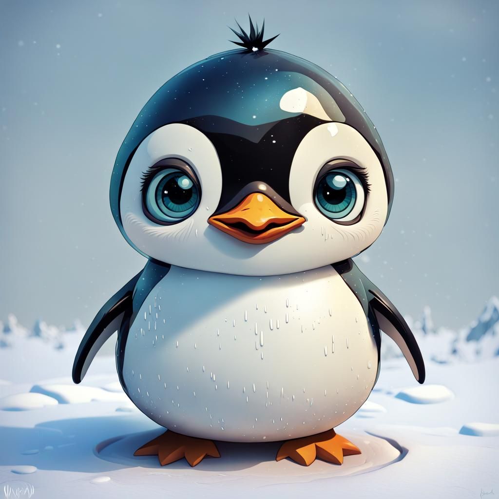 Waddle: Chibi Penguin - AI Generated Artwork - NightCafe Creator