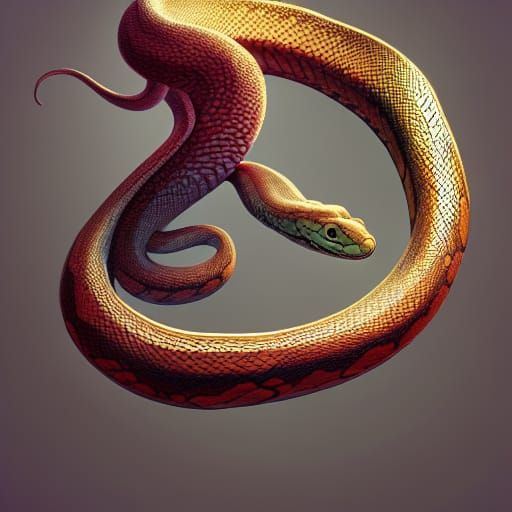 Snake - AI Generated Artwork - NightCafe Creator