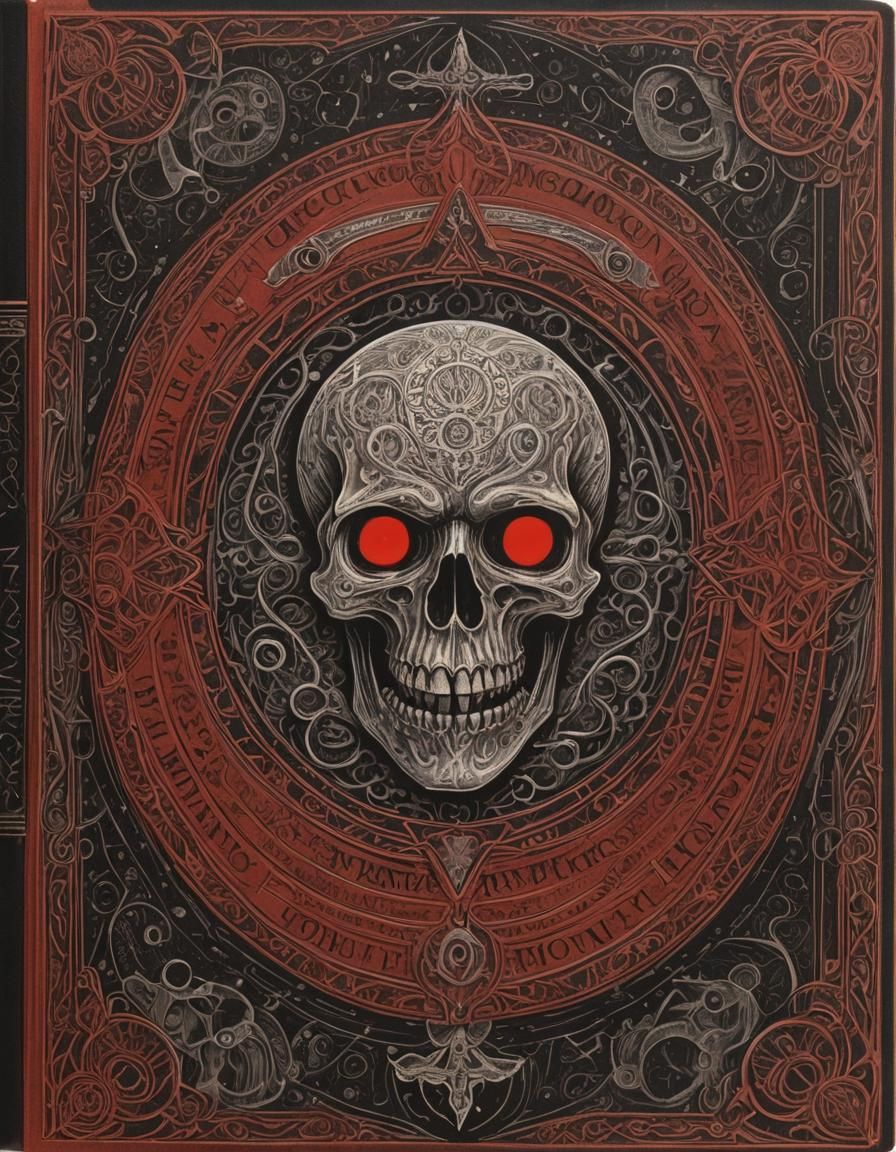 The infamous Necronomicon, a book of dark knowledge and unspeakable ...