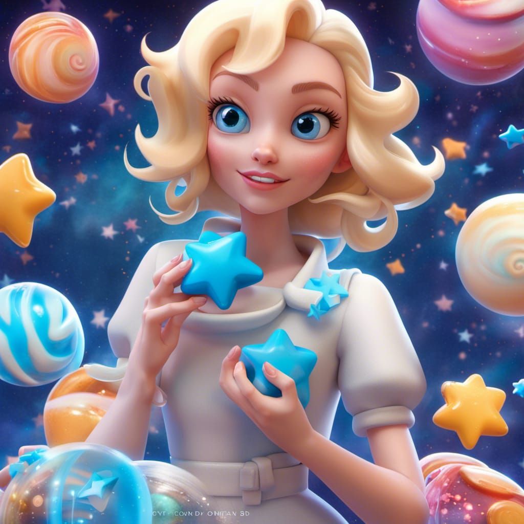 Galactic Candies 2.0 - AI Generated Artwork - NightCafe Creator