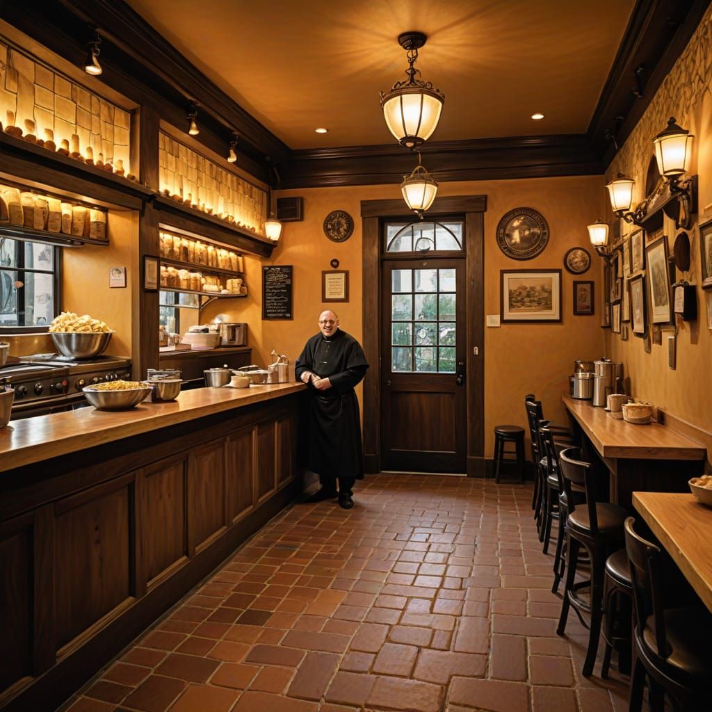 Fat Friar Pasta House - Cozy Italian Eatery in Warm, Golden ...