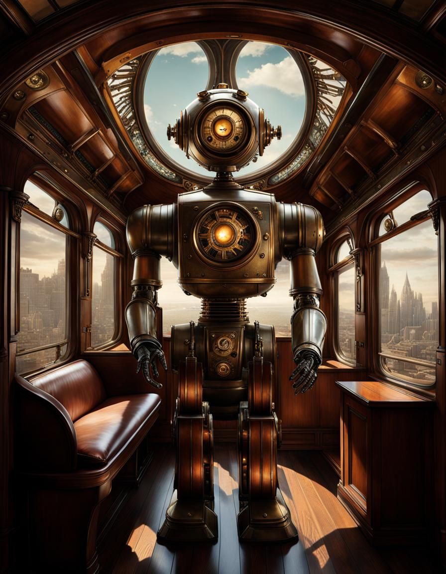 Steam Butler - AI Generated Artwork - NightCafe Creator