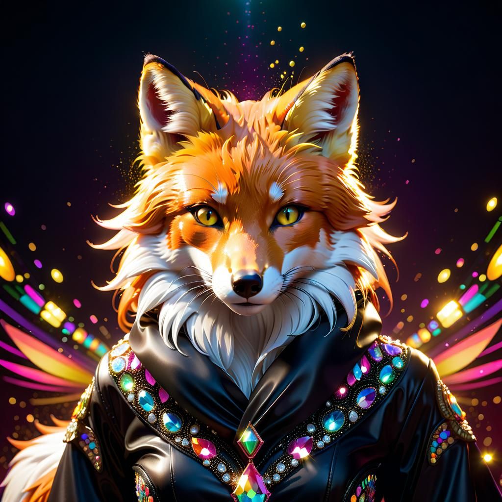 Magic red fox - AI Generated Artwork - NightCafe Creator