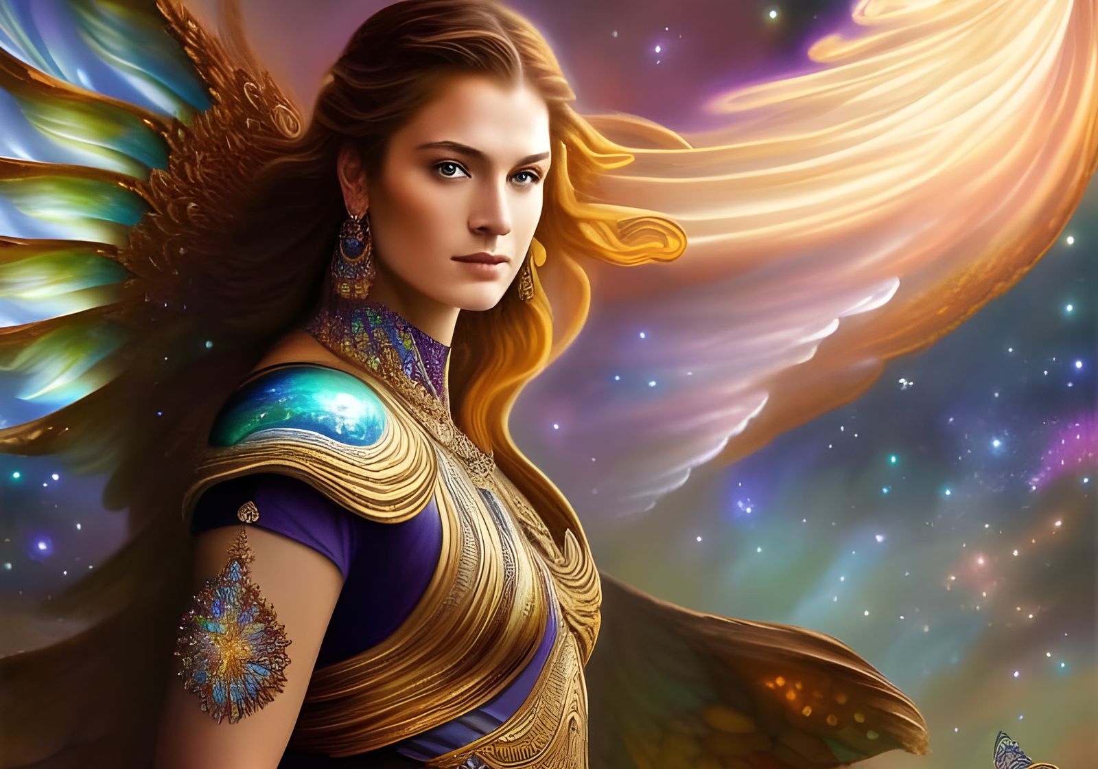 Celestial Forces - AI Generated Artwork - NightCafe Creator