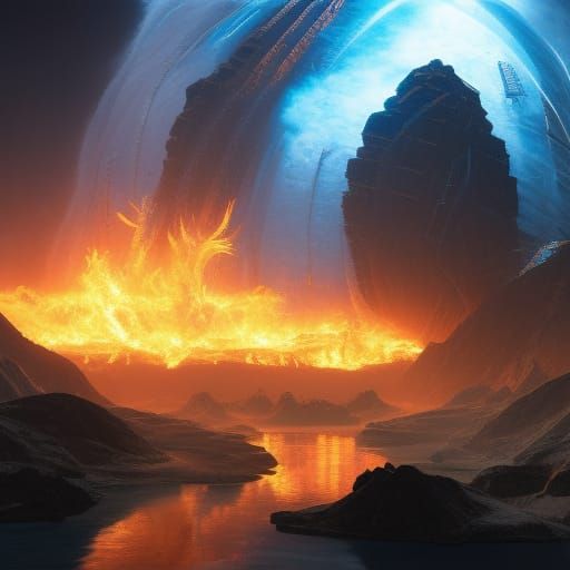 Fire, earth, air, water. where is the fifth element? - AI Generated ...