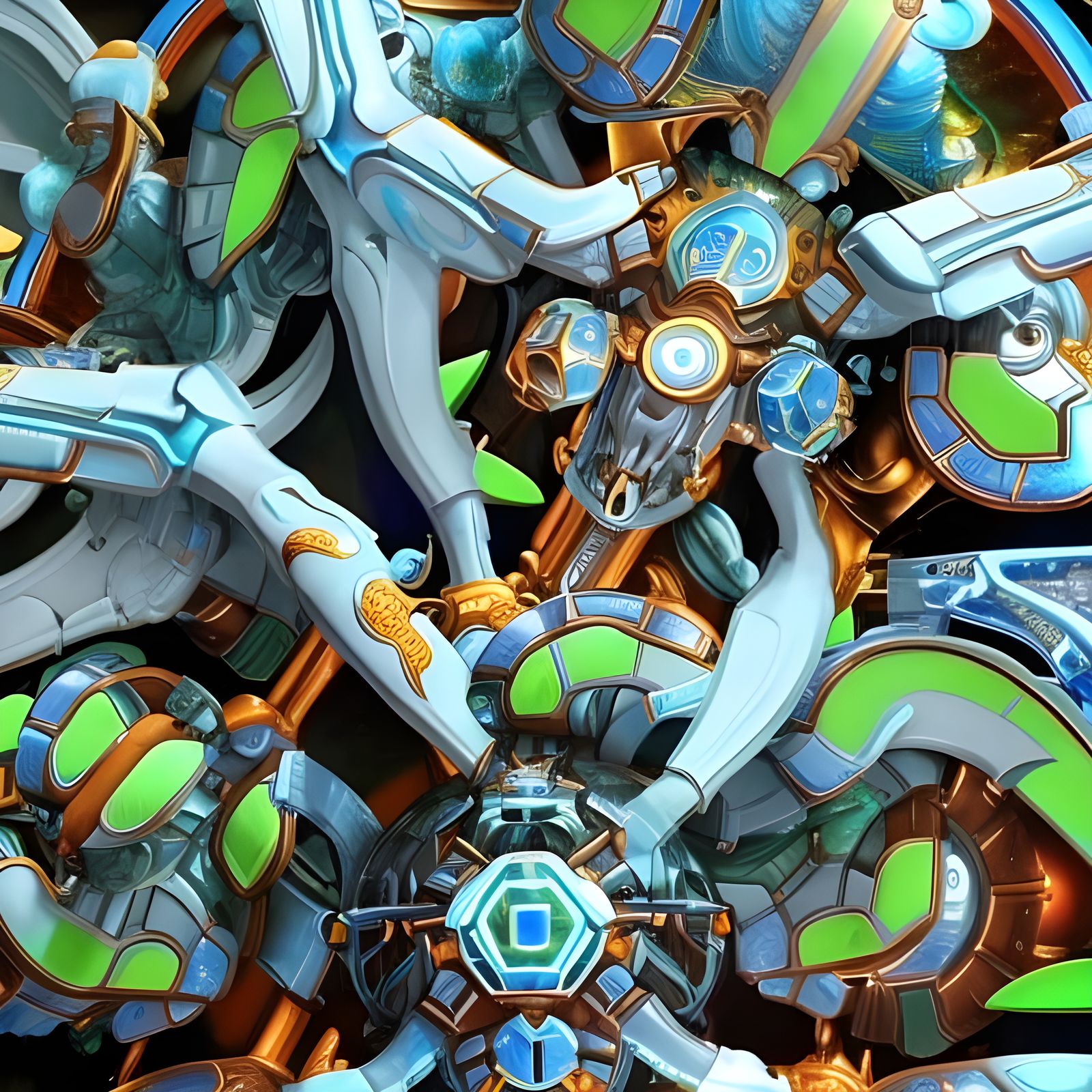 Abstract geometric psychedelic 21may23 - AI Generated Artwork ...