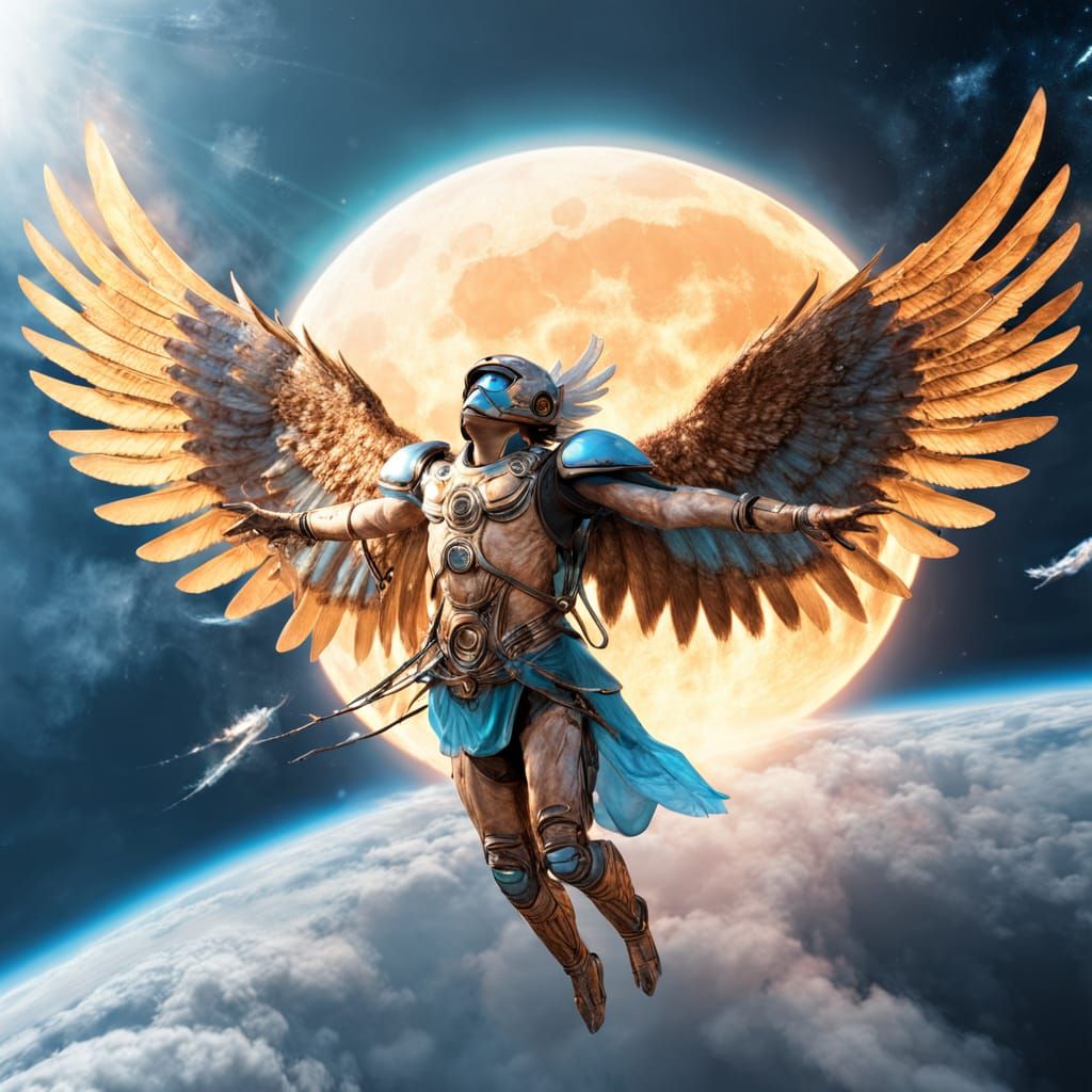 "Icarus Flying towards the Sun" #3 - "Icarus Flying towards ...