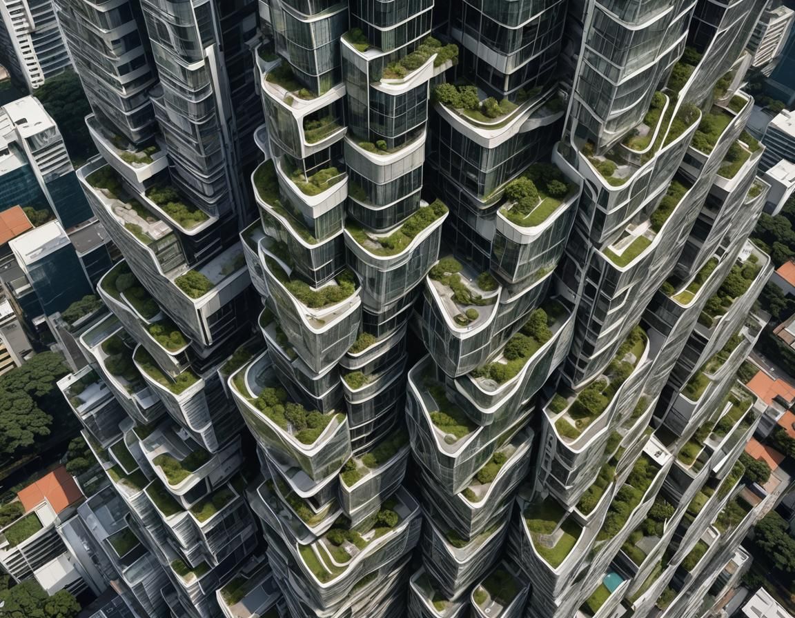 100 storeys Corporate Office in KLCC Kuala Lumpur - Concept development ...