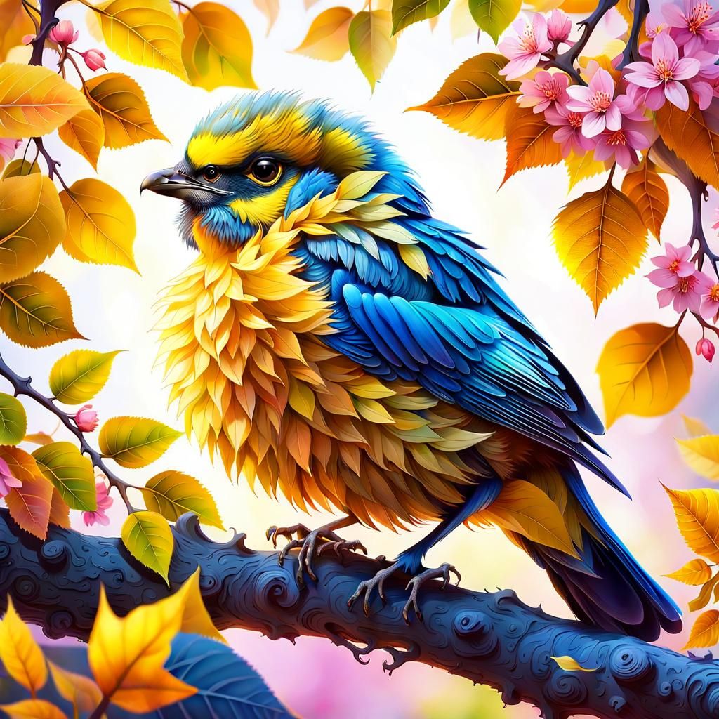 Cute Bird - AI Generated Artwork - NightCafe Creator