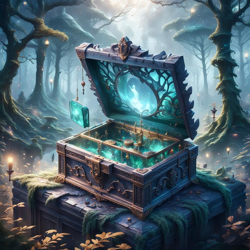 Cursed Jewelry Box - AI Generated Artwork - NightCafe Creator