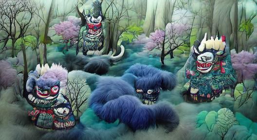yokai forest - AI Generated Artwork - NightCafe Creator