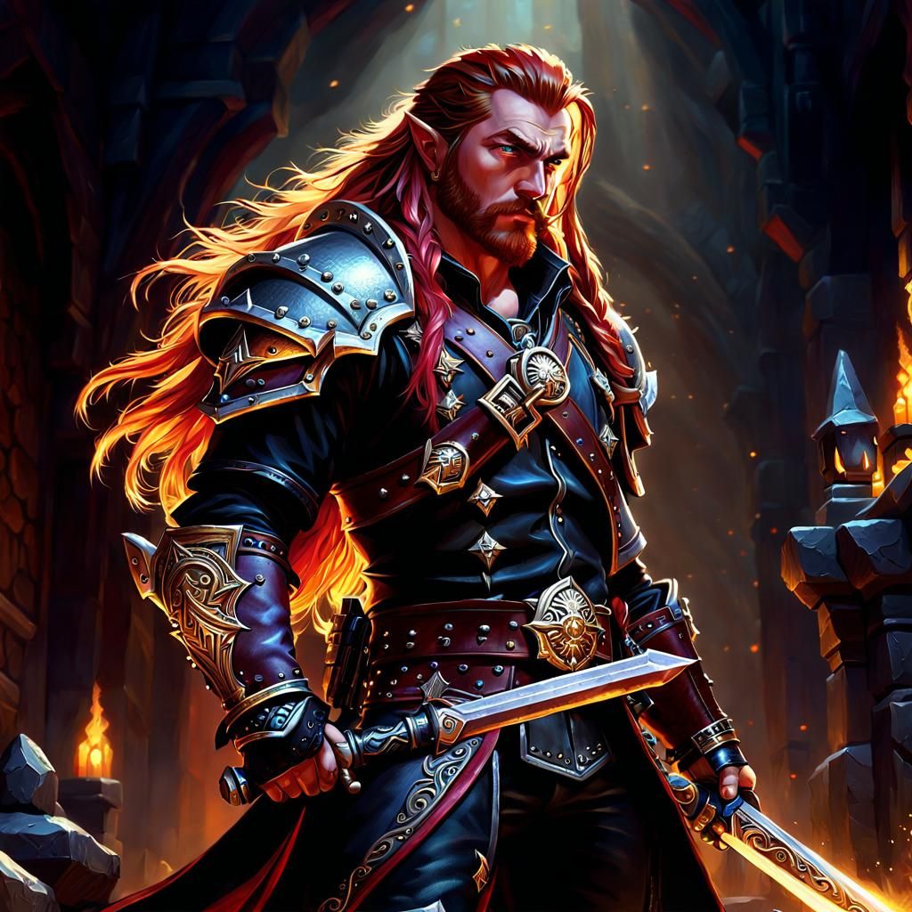 Half-elf adventurer - AI Generated Artwork - NightCafe Creator