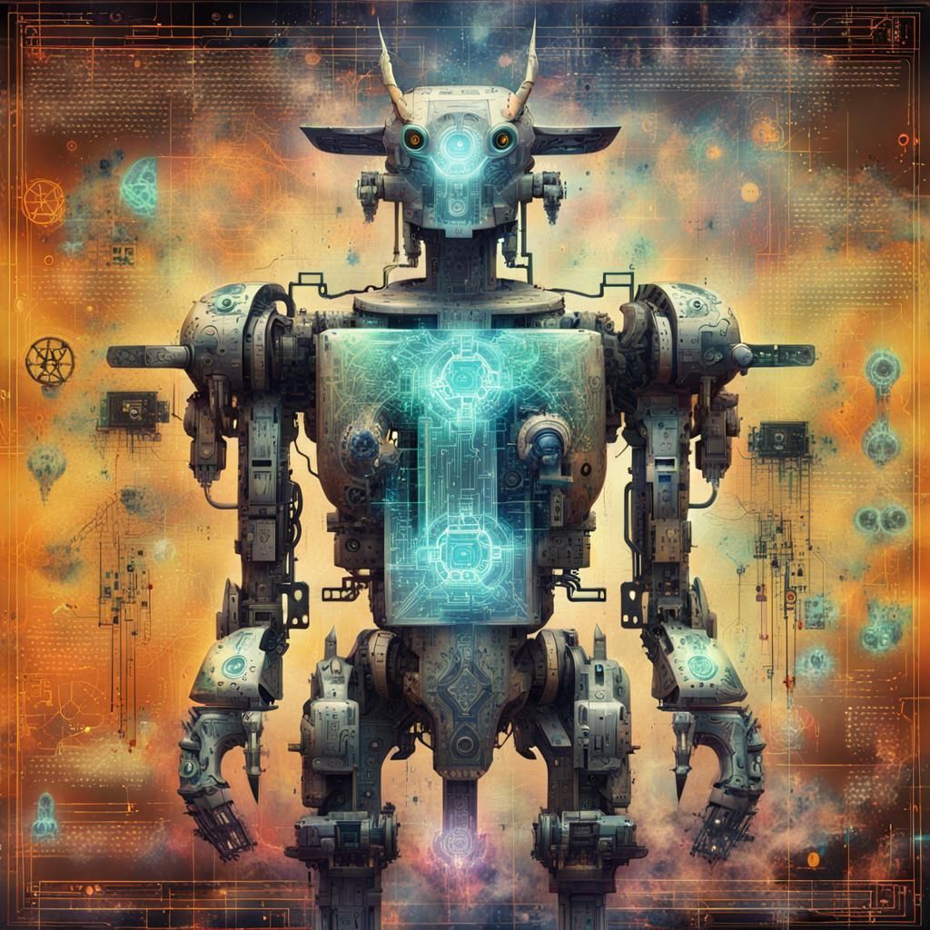 electric animal-robot hybrids schematics - AI Generated Artwork ...