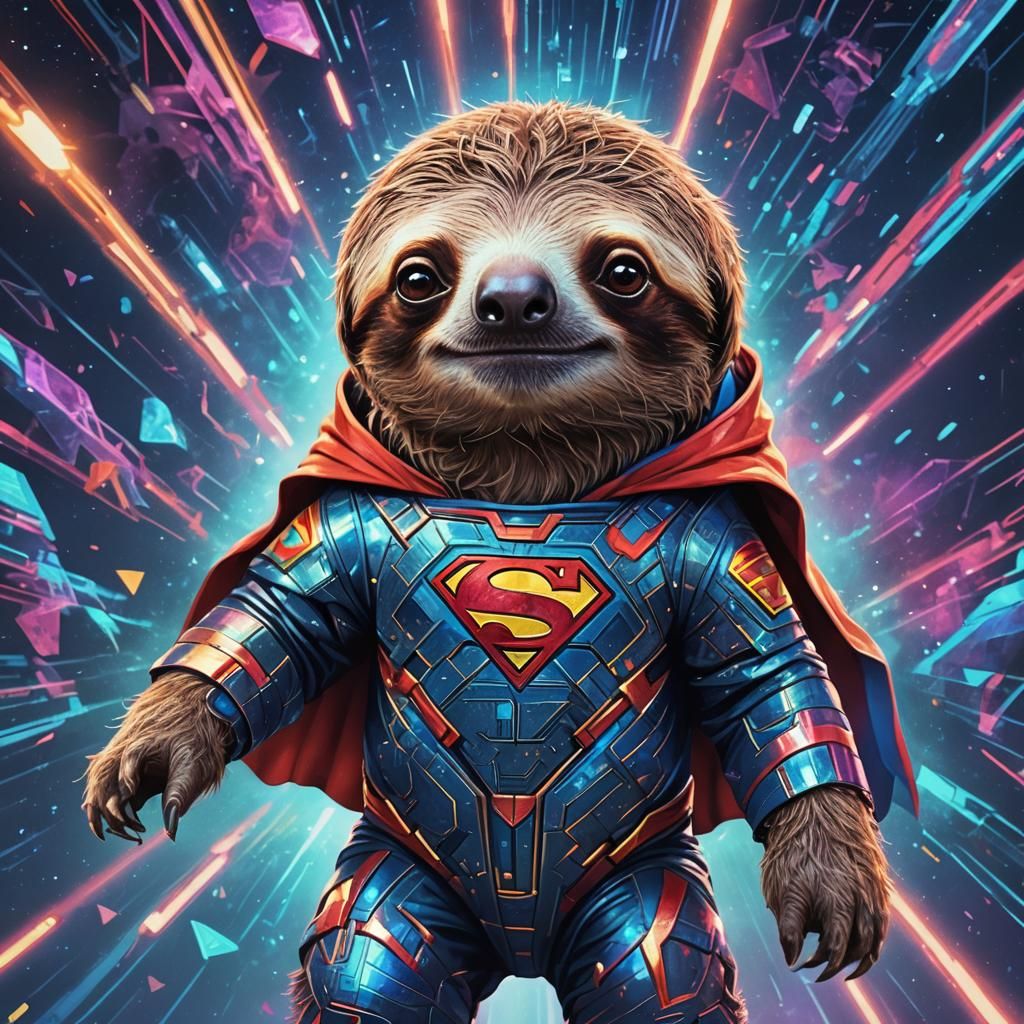 Super Sloth - AI Generated Artwork - NightCafe Creator