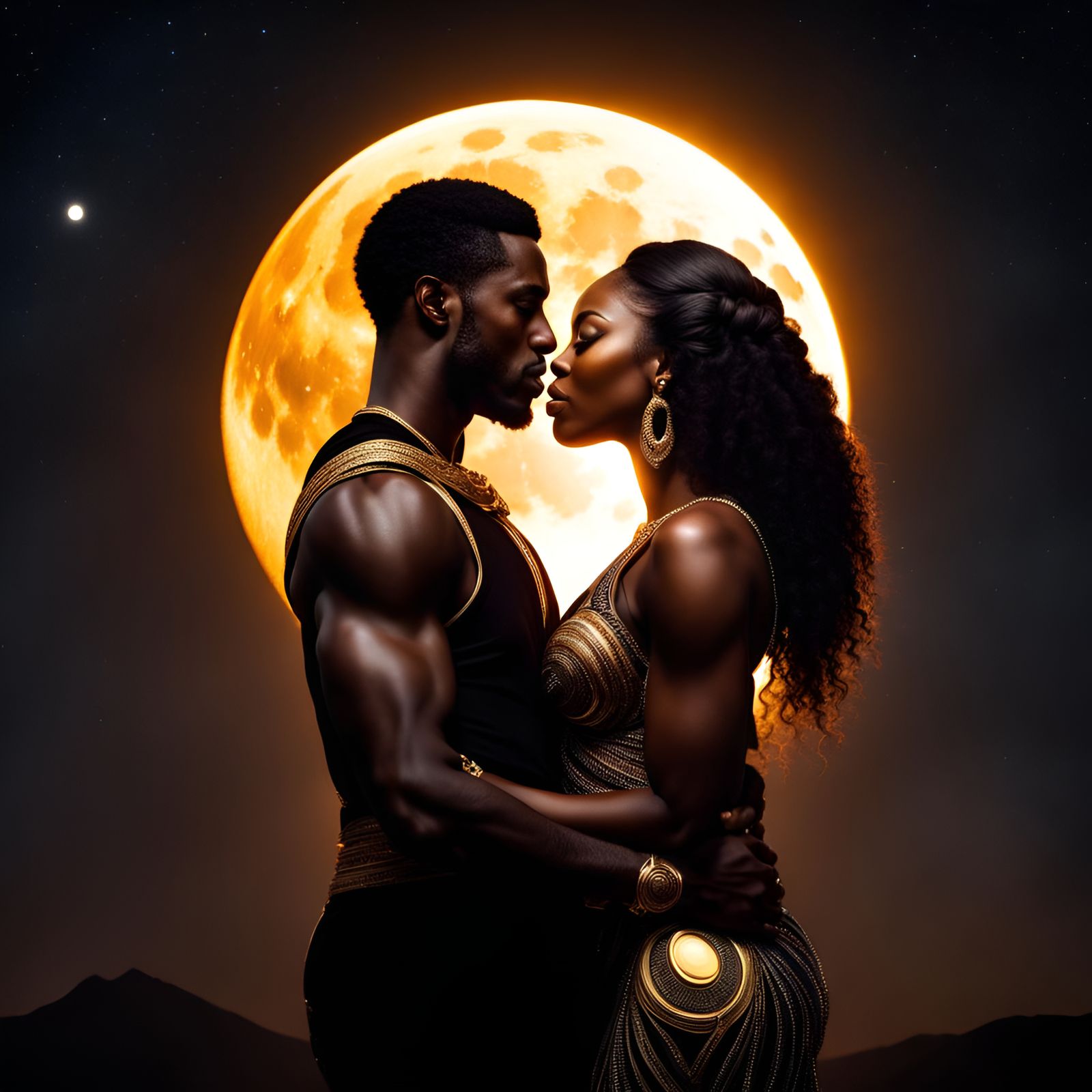 Sun, Moon - AI Generated Artwork - NightCafe Creator