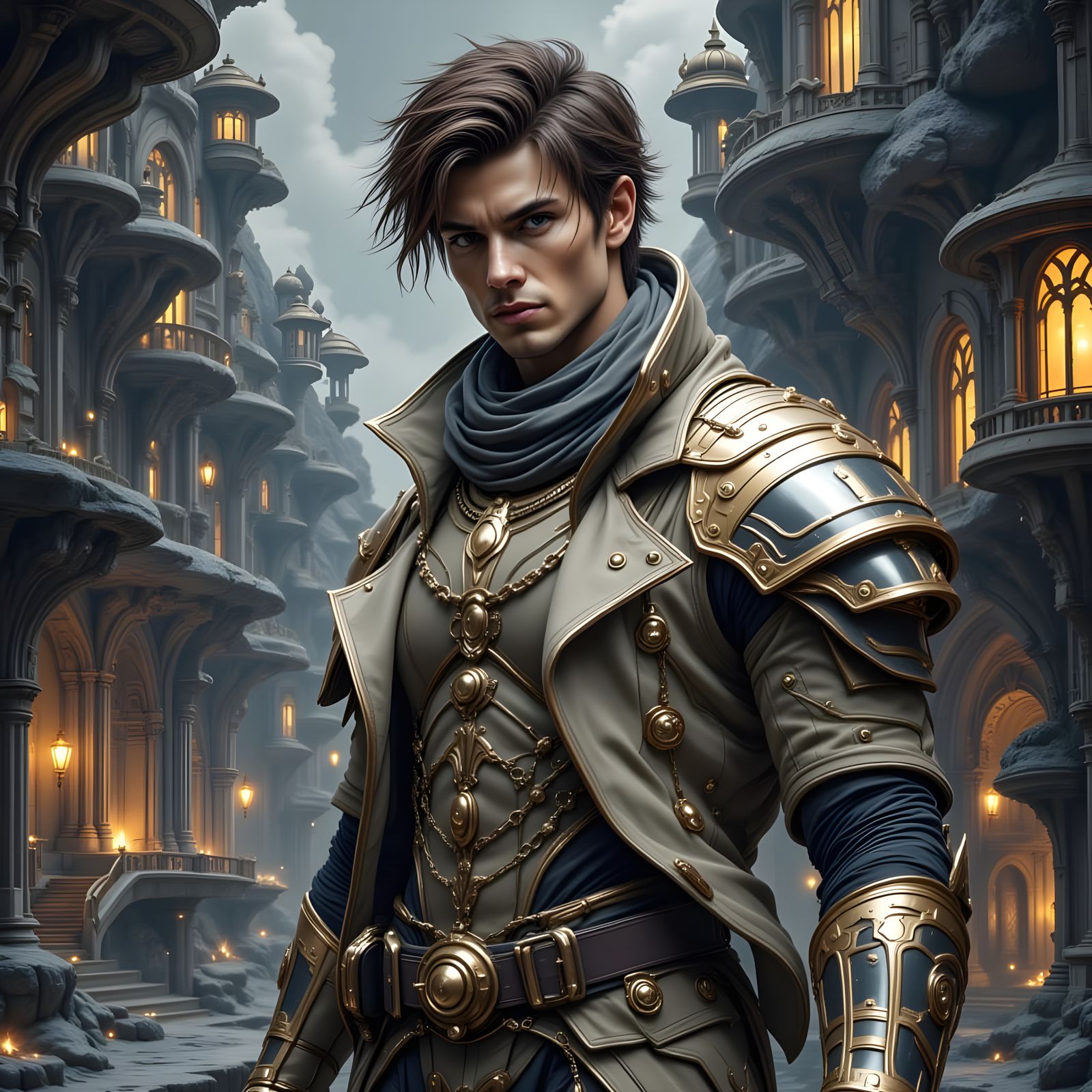 Space Hunter - Handsome Space Warrior Treasure Hunt in Art N...