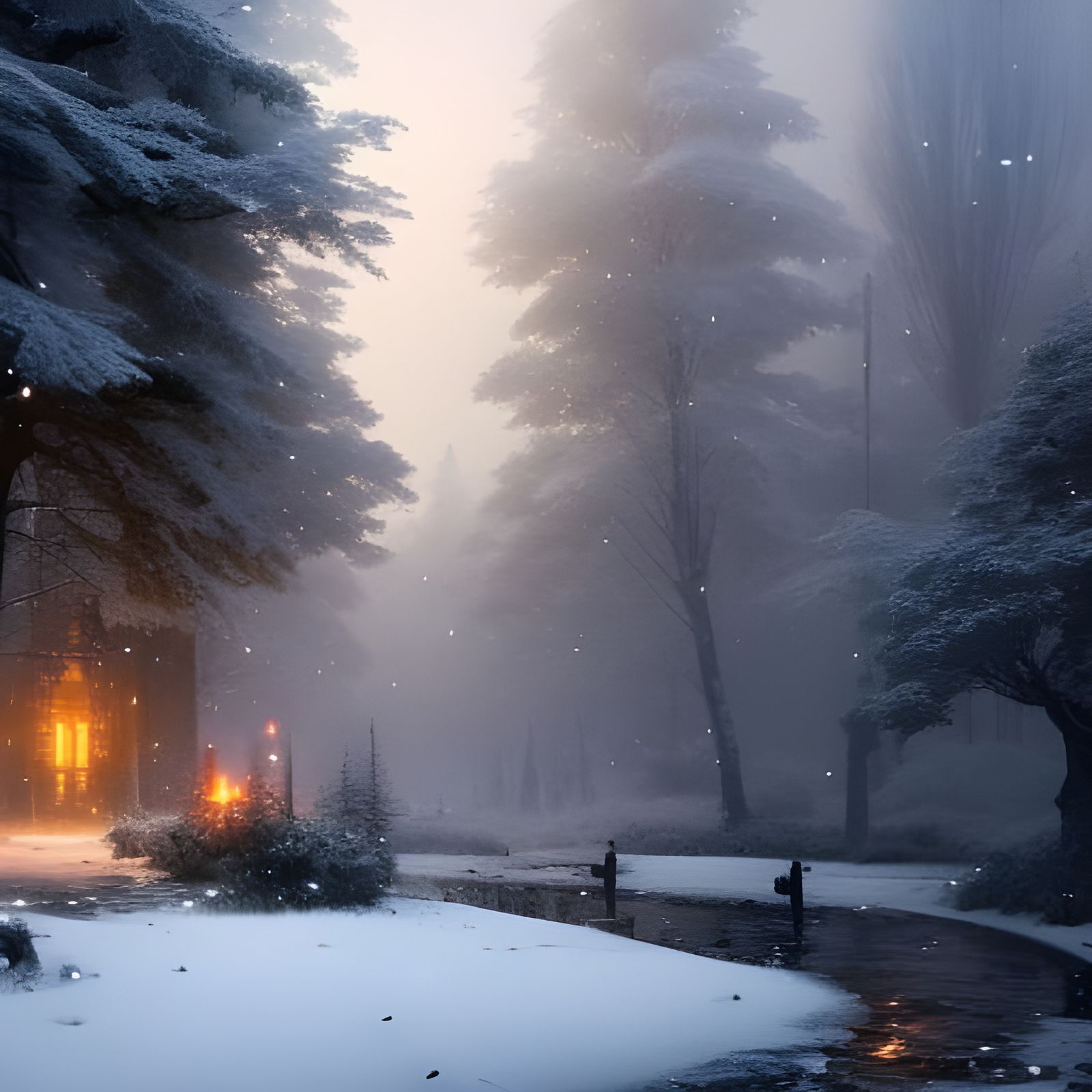 snow and cinders, Epic cinematic brilliant stunning intricate ...