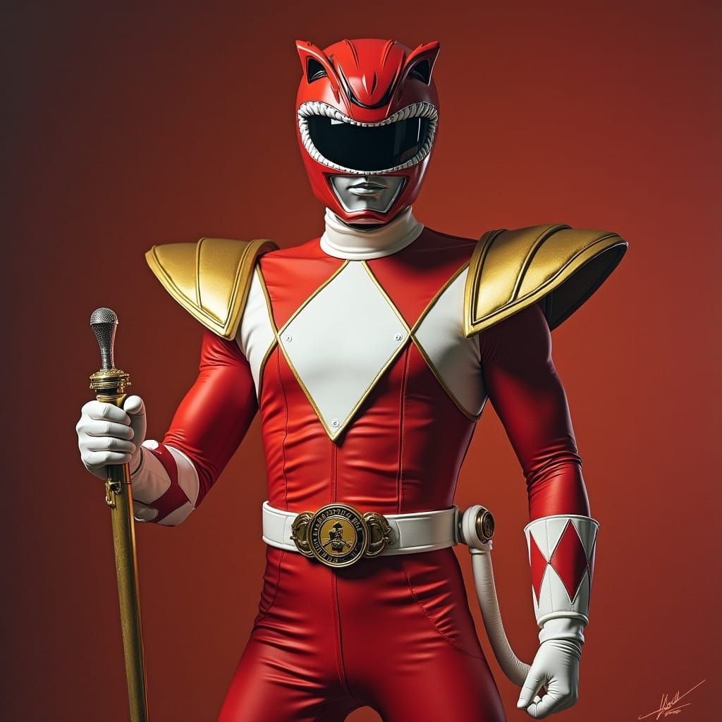 Freddie Mercury as the Red Lion Power Ranger) Freddie’s charisma and ...