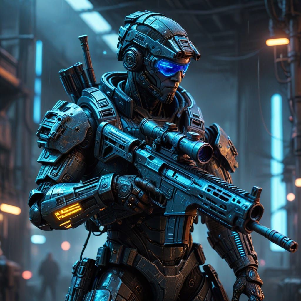 cyborg Soldier - cyborg Soldier