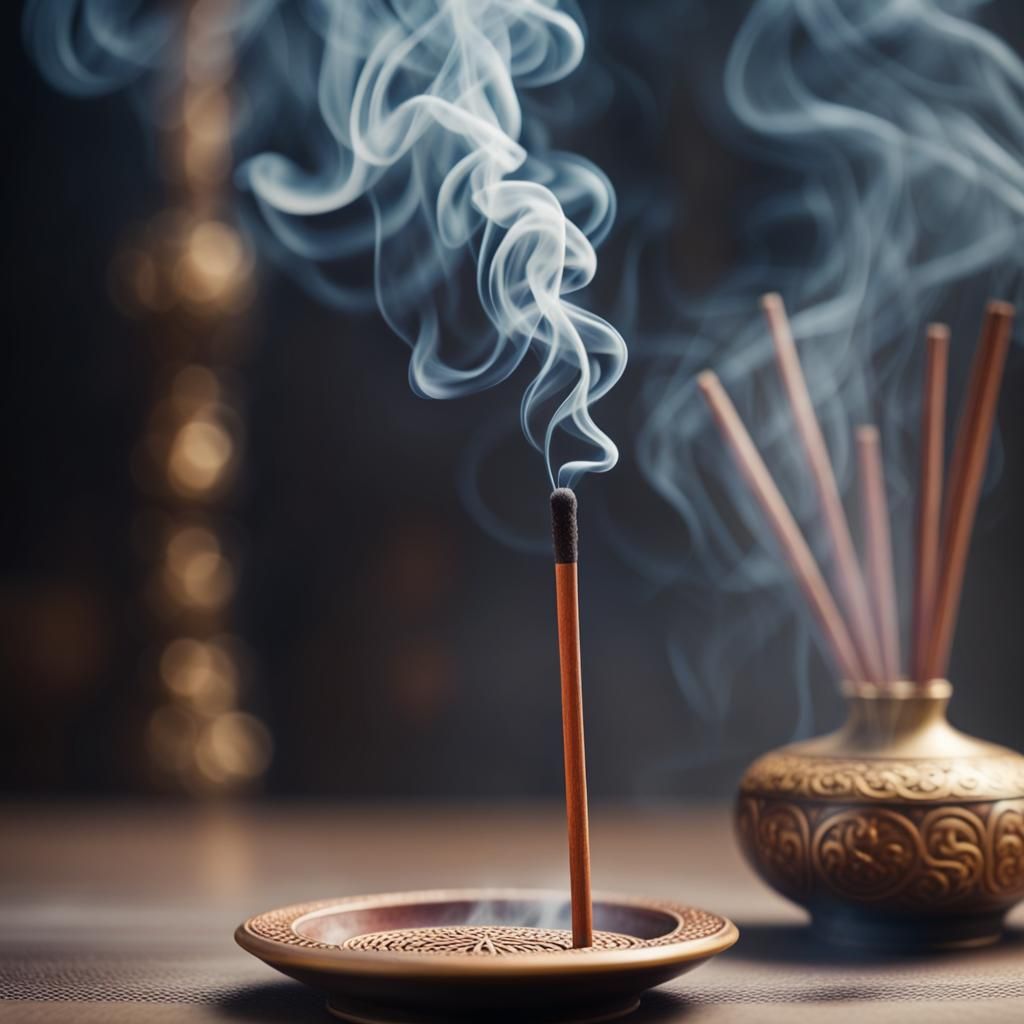 Incense stick - AI Generated Artwork - NightCafe Creator