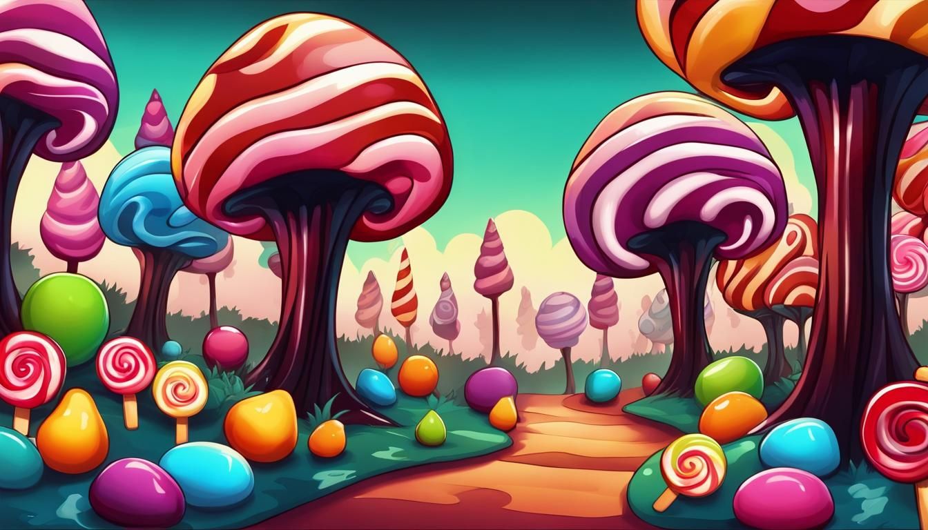 Candy Trail - AI Generated Artwork - NightCafe Creator